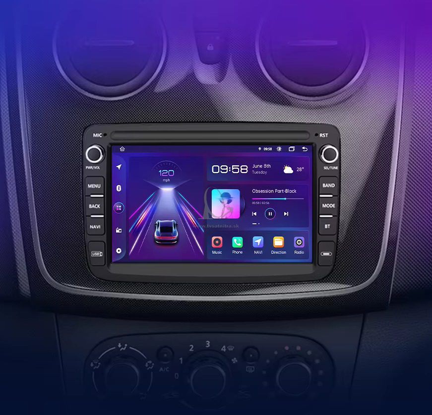 Android rádio Renault Dacia Duster Sandero Captur Xray Logan - CarPlay ...