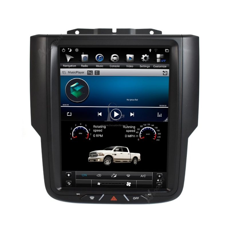 Radio Dodge RAM 1500 2013 -2021 Tesla Style 10,5 inch Android system ...
