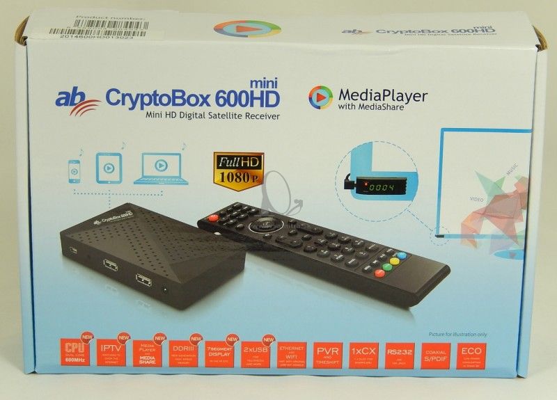 AB CryptoBox 600HD MINI | TV SAT Multimédiá