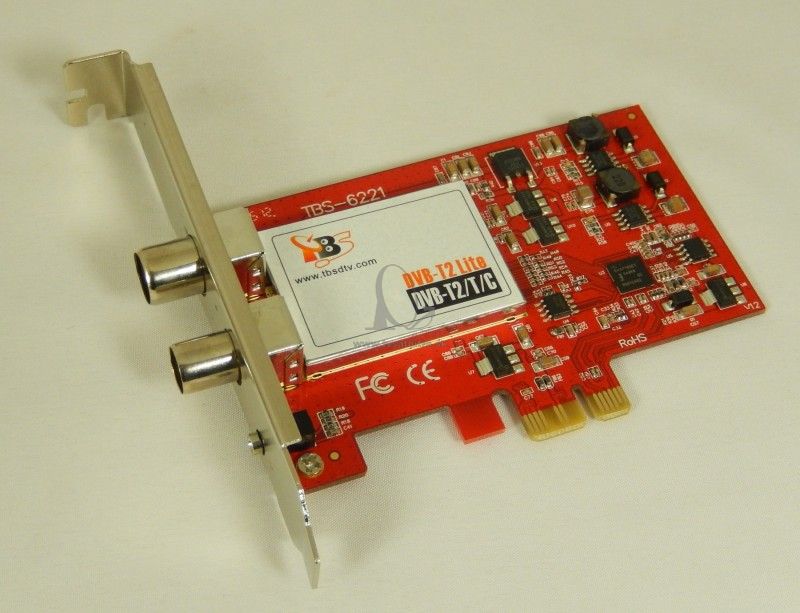 TBS-6221 DVB-T2/T/C TV Tuner PCIe Card | TV SAT Multimédiá